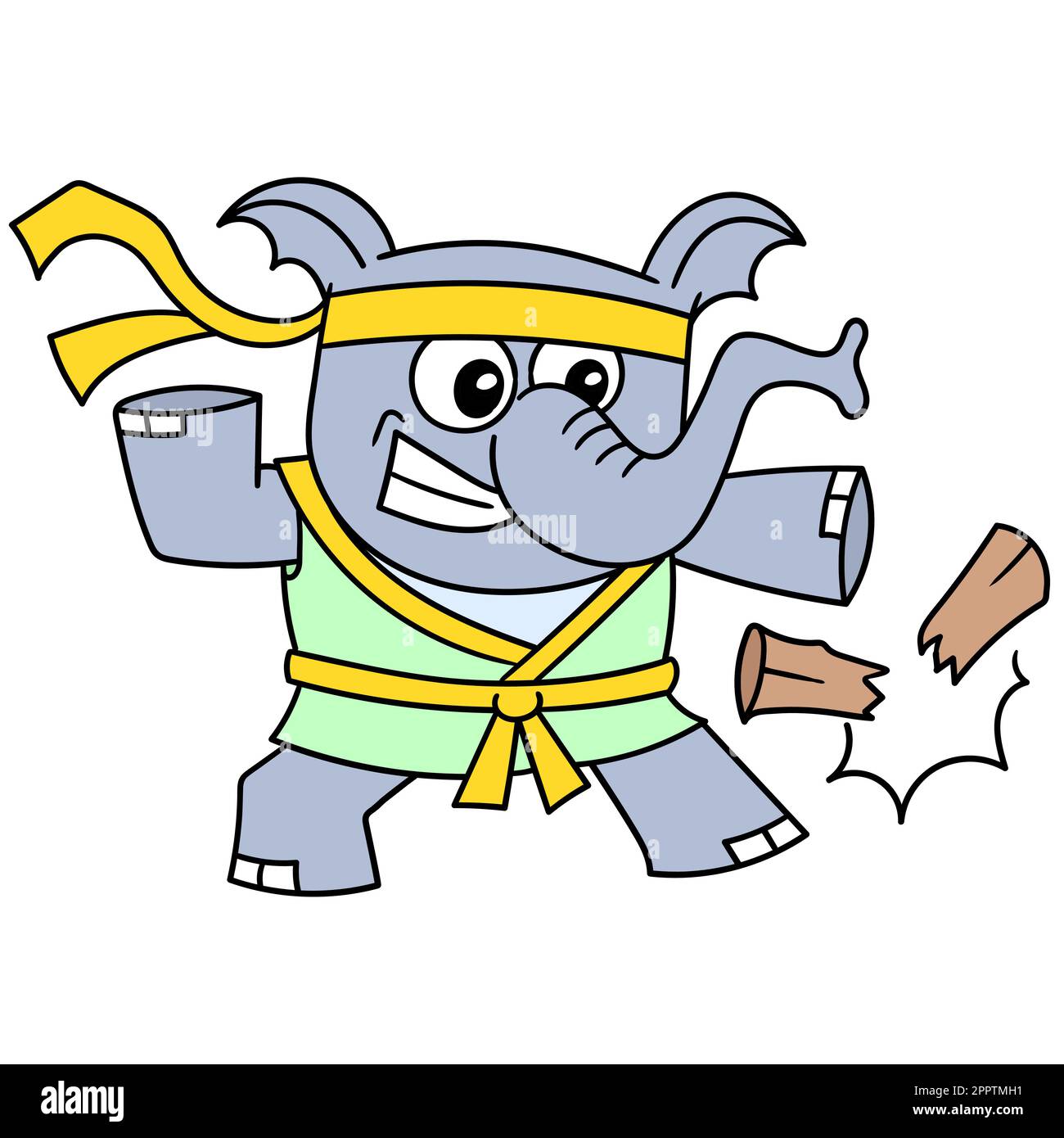 Breaking wood karate hi-res stock photography and images - Alamy