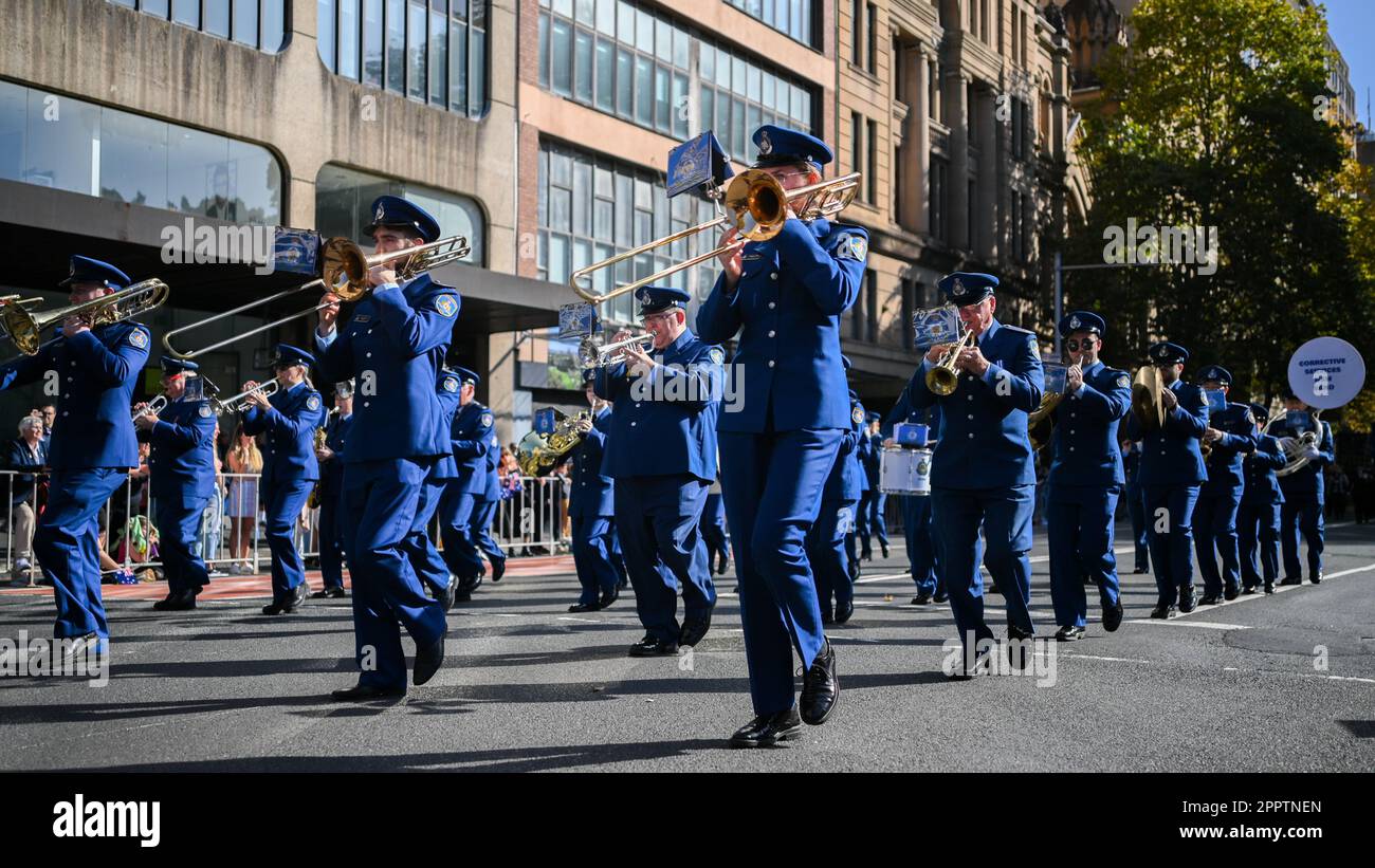Sydney, Australia. 25th Apr, 2023. ANZAC Day parade on April 25, 2023 ...