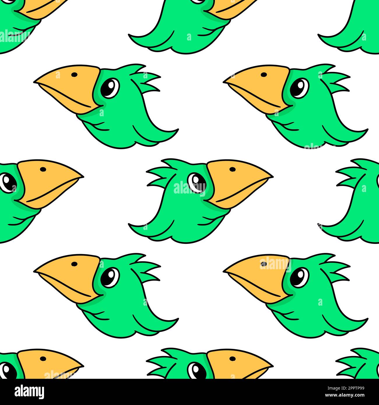 parrot bird pattern seamless textile print. repeat pattern background ...