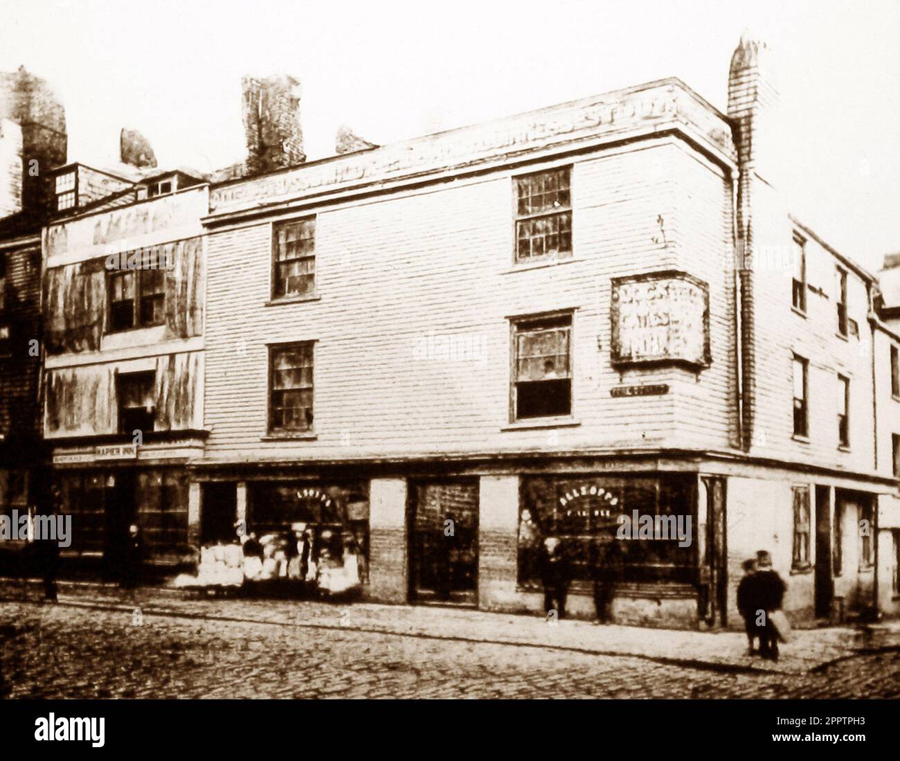 Napier Inn and Dock Gate Inn, Fore Street, Devonport, Victorian period ...