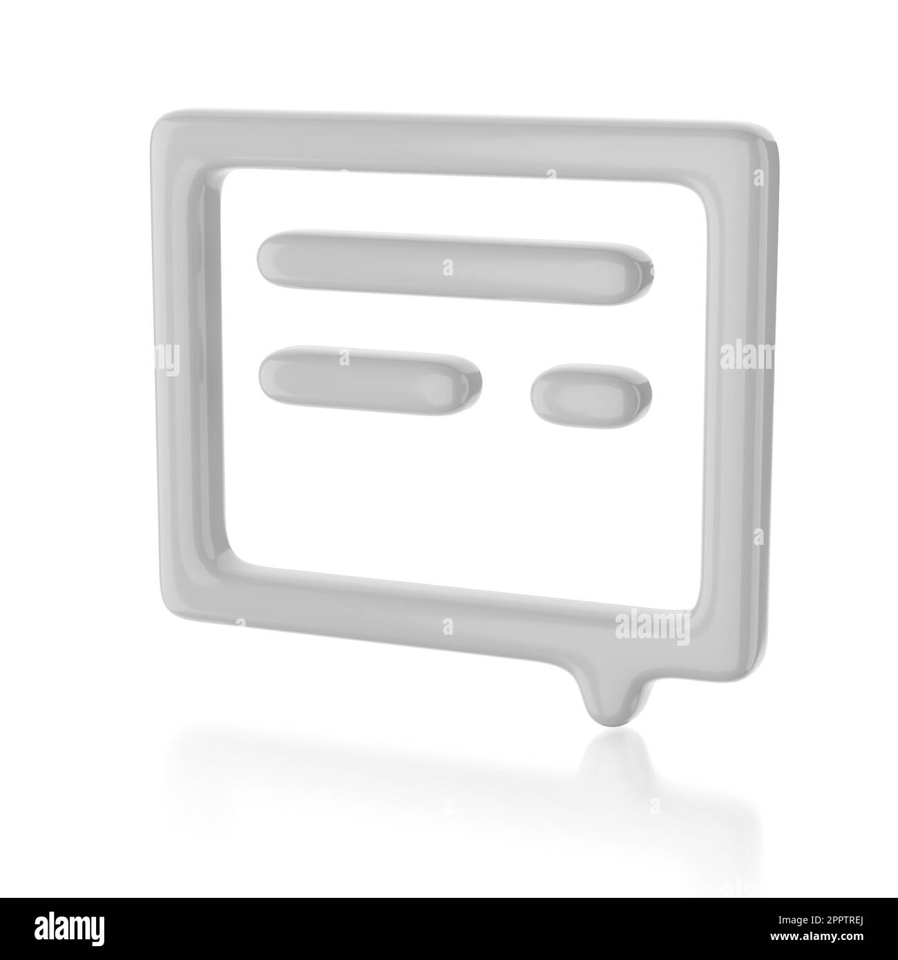 Speech square bubble icon hi-res stock photography and images - Alamy