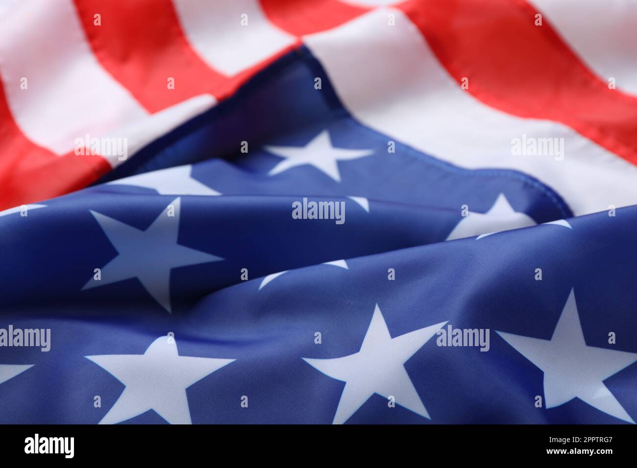 American flag as background, closeup. National symbol of USA Stock ...