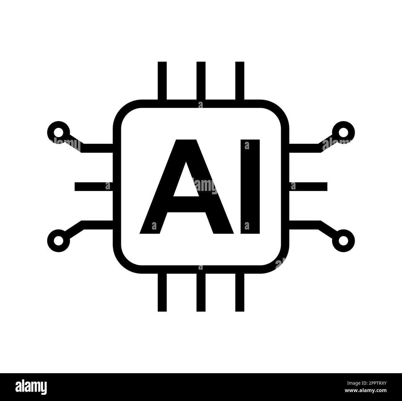 AI Logo Vector Icon Sign Stock Vector Image & Art - Alamy