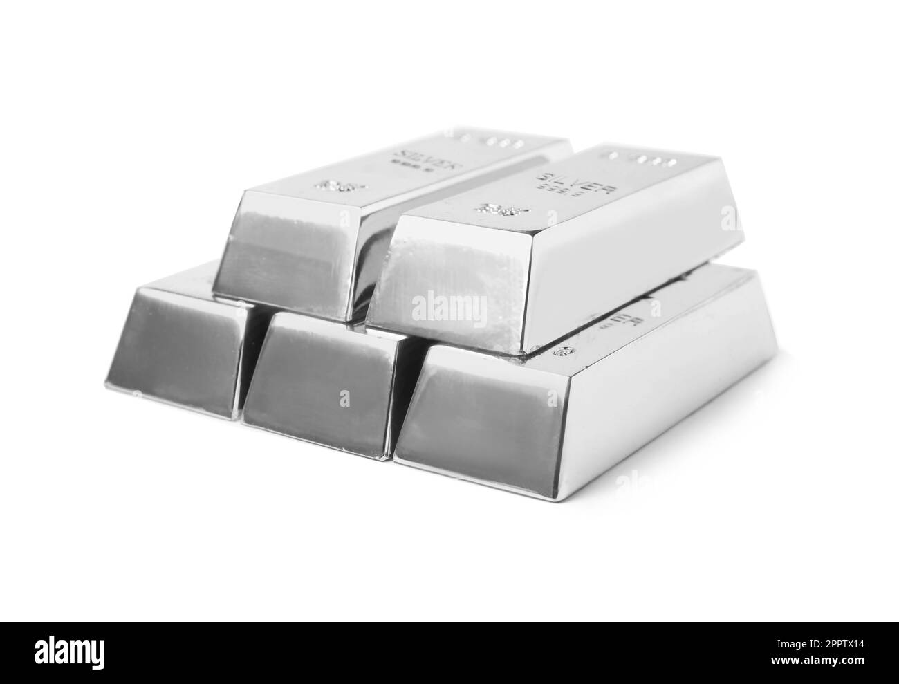 Stack Of Silver Bars