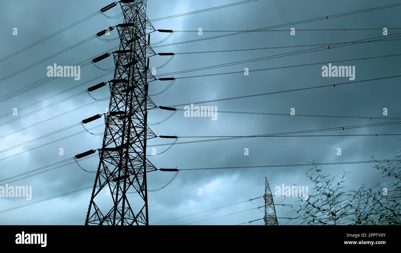 Transmission electricity steel pylon tower Stock Photo - Alamy Transmission electricity steel pylon tower Stock Photo - Alamy