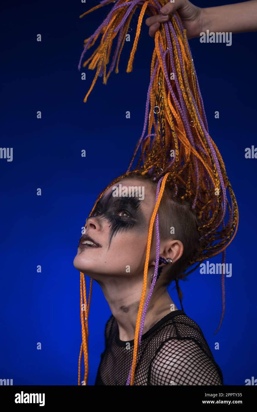 Cornrow hair hi-res stock photography and images - Alamy