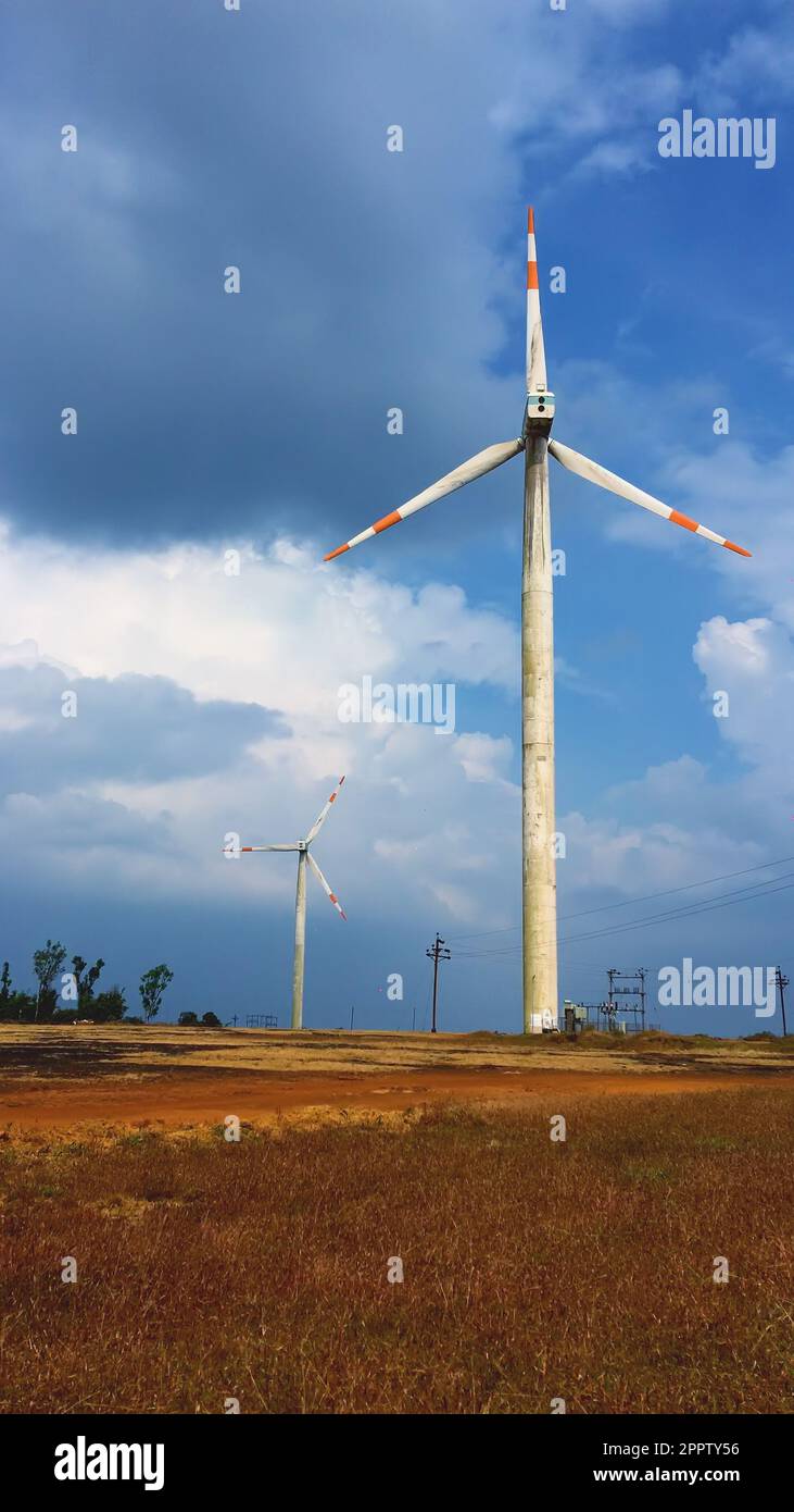 Windmill generating energy in hi-res stock photography and images - Alamy