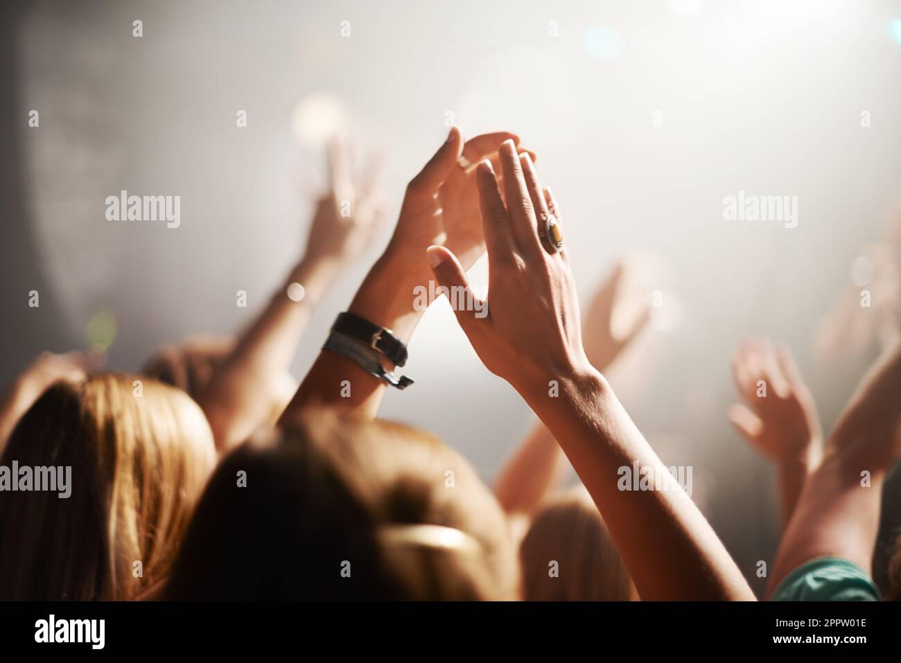 Clapping at rave party hi-res stock photography and images - Alamy