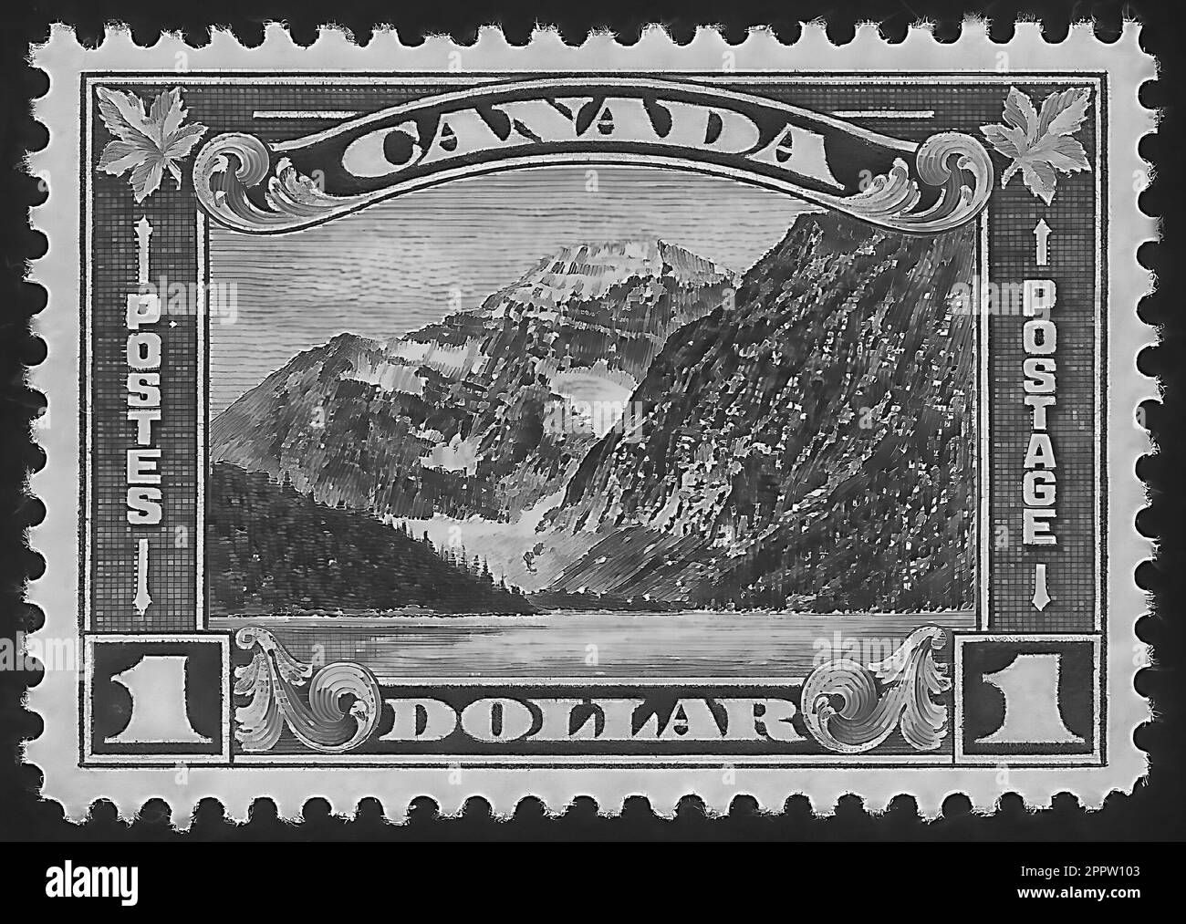 Canada scenery Black and White Stock Photos & Images - Alamy