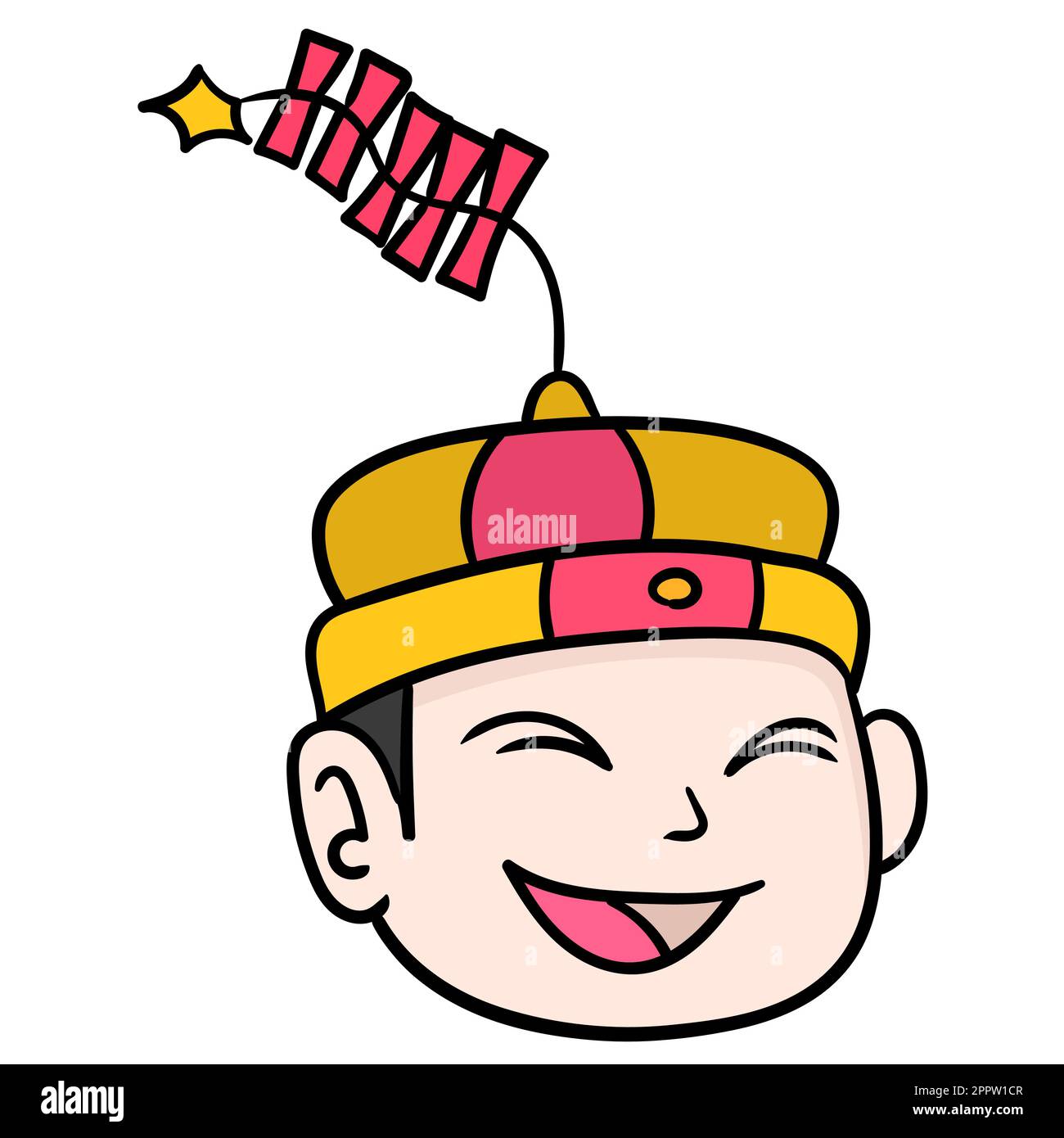 Chinese emoticon Stock Vector Images - Alamy