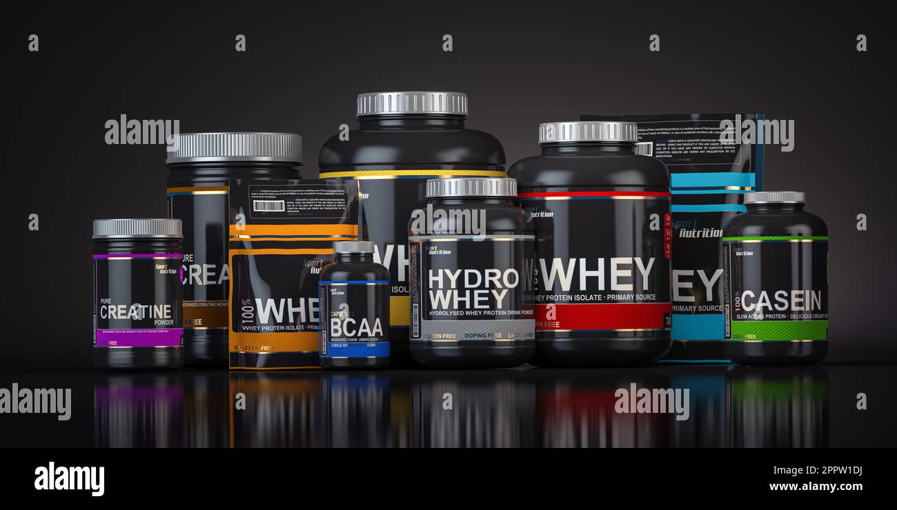 Sports nutrition supplements for bodybuilding. Whey protein casein ...