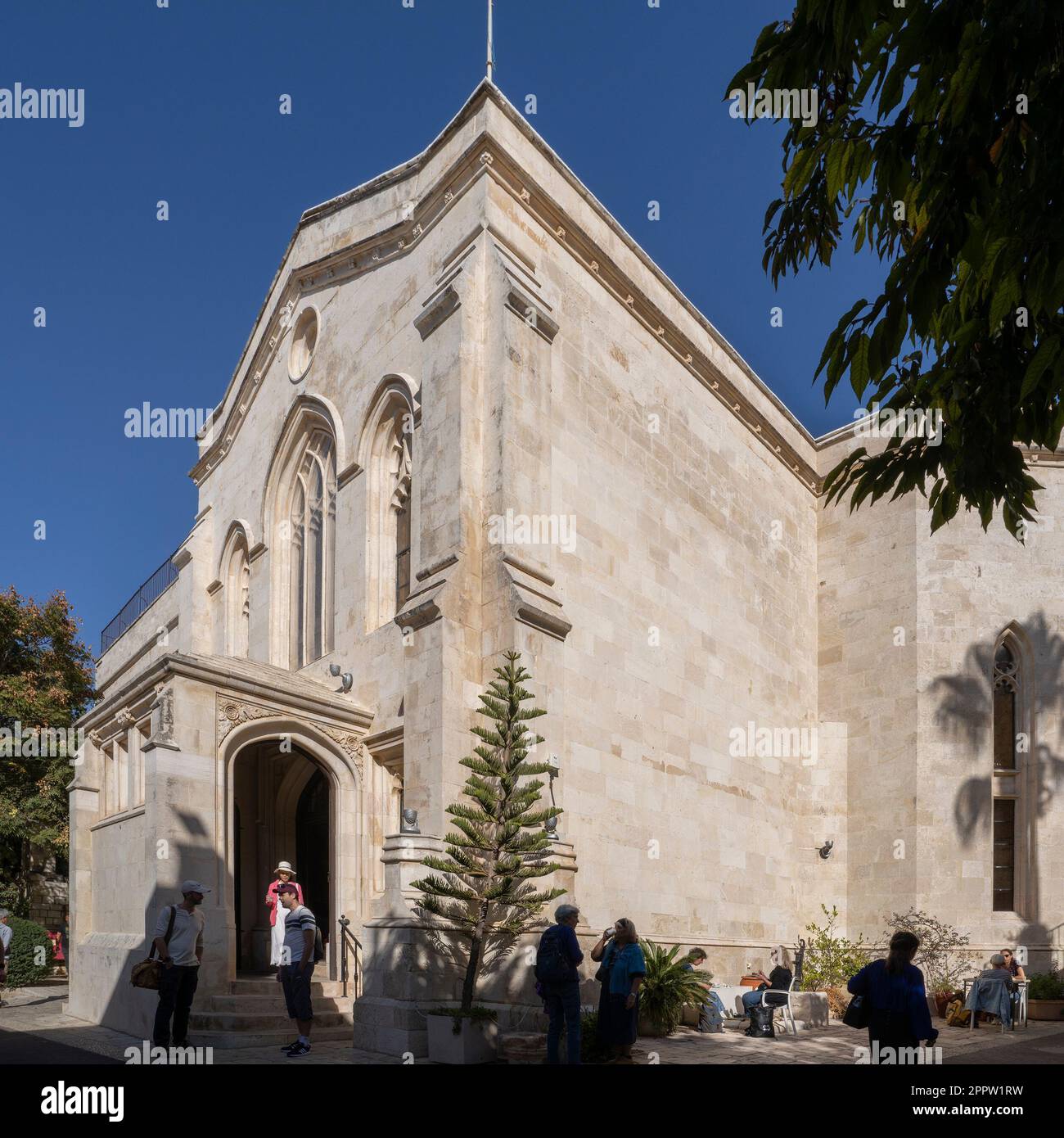 Jerusalem, Israel - November 12th, 2022: The exterior of Christ Church ...