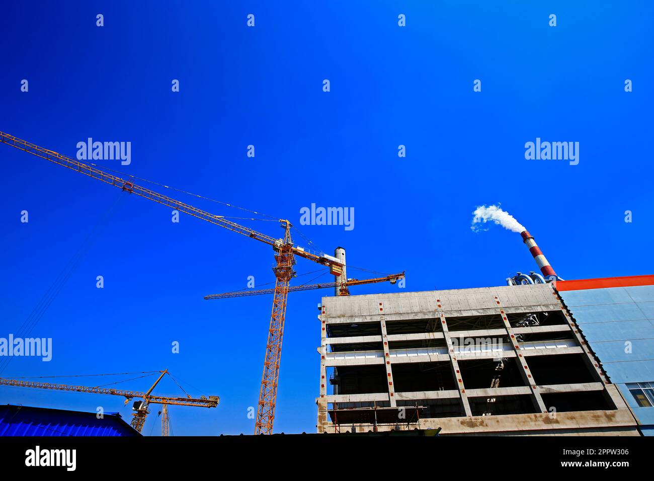 The construction of buildings under construction Stock Photo - Alamy