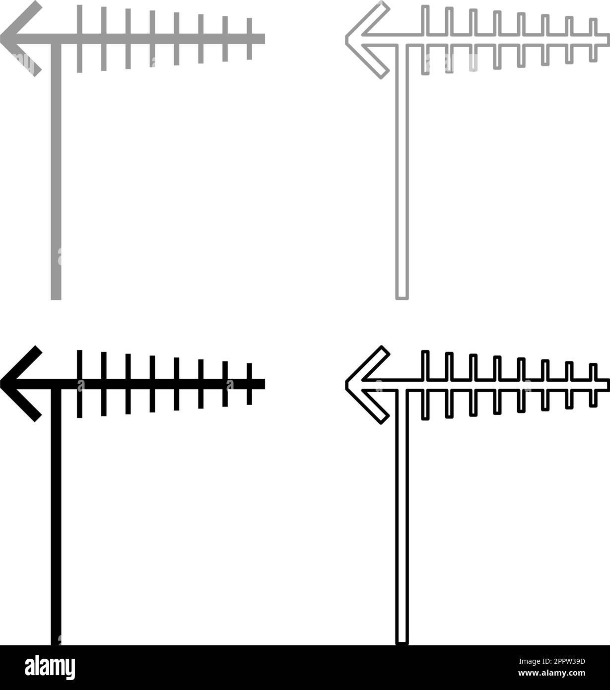 TV antenna Television aerials broadcast concept telecommunication set ...