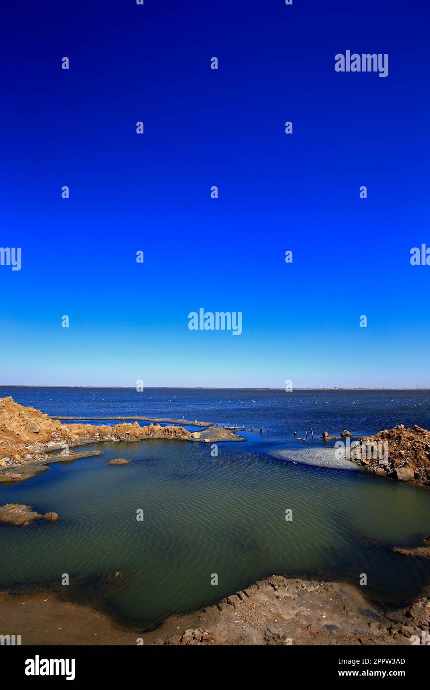 The edge of the ocean landscape Stock Photo - Alamy