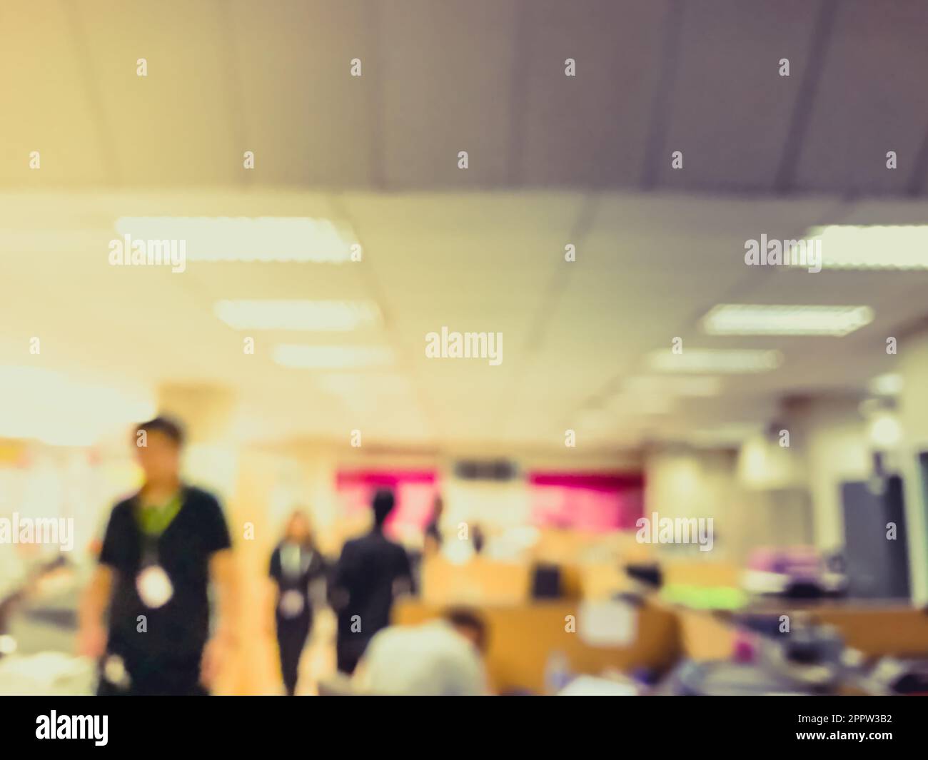 Blur of office environment working background Stock Photo - Alamy