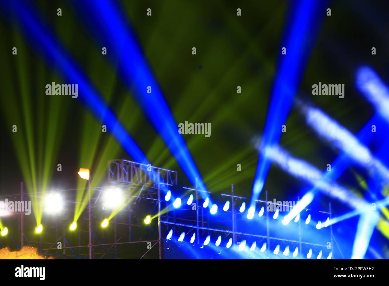 Stage lighting effect in the dark, close-up pictures Stock Photo - Alamy