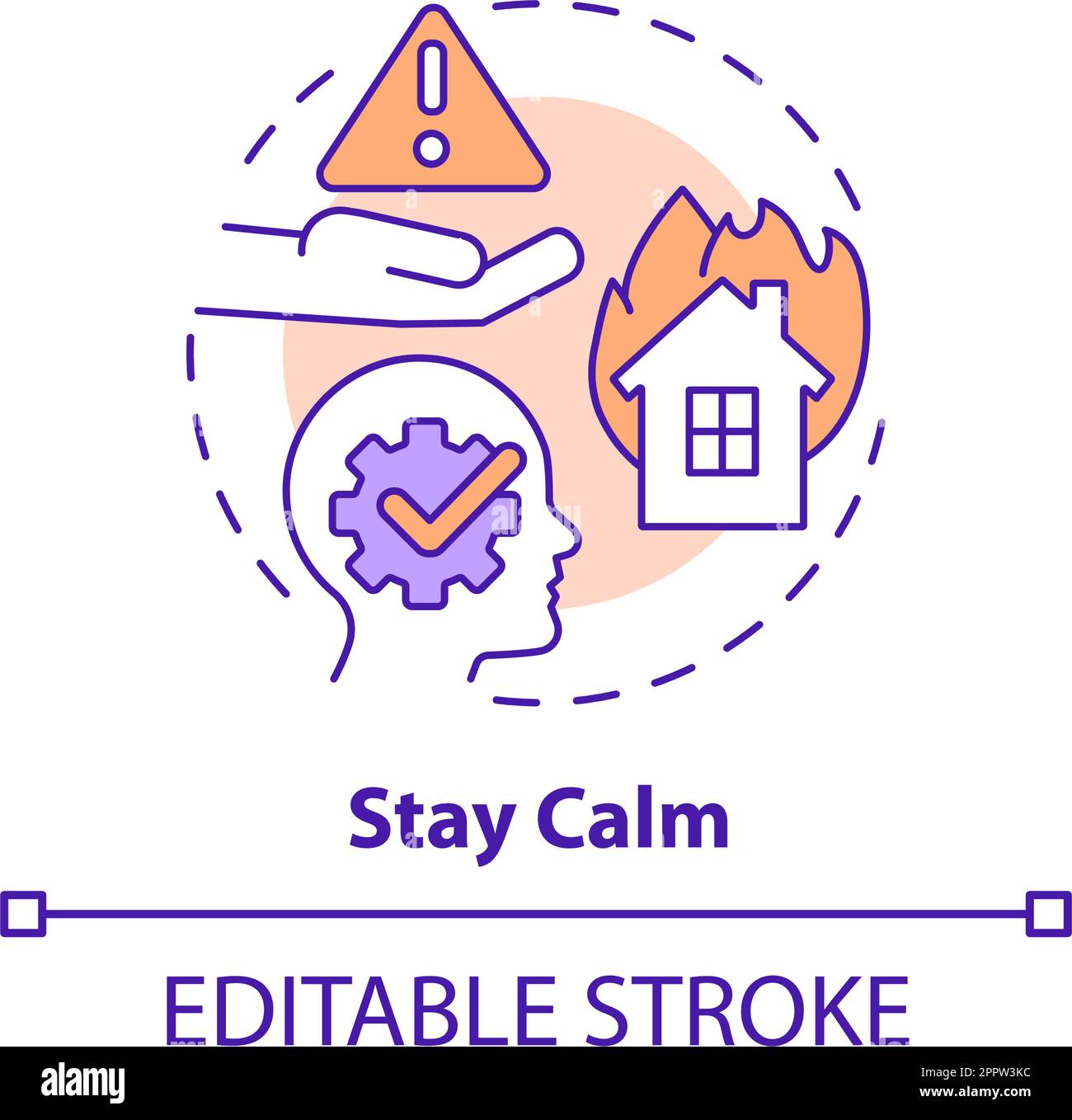 Stay focused Stock Vector Images - Alamy