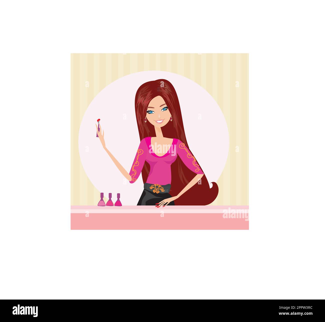 Well manicured Stock Vector Images - Alamy