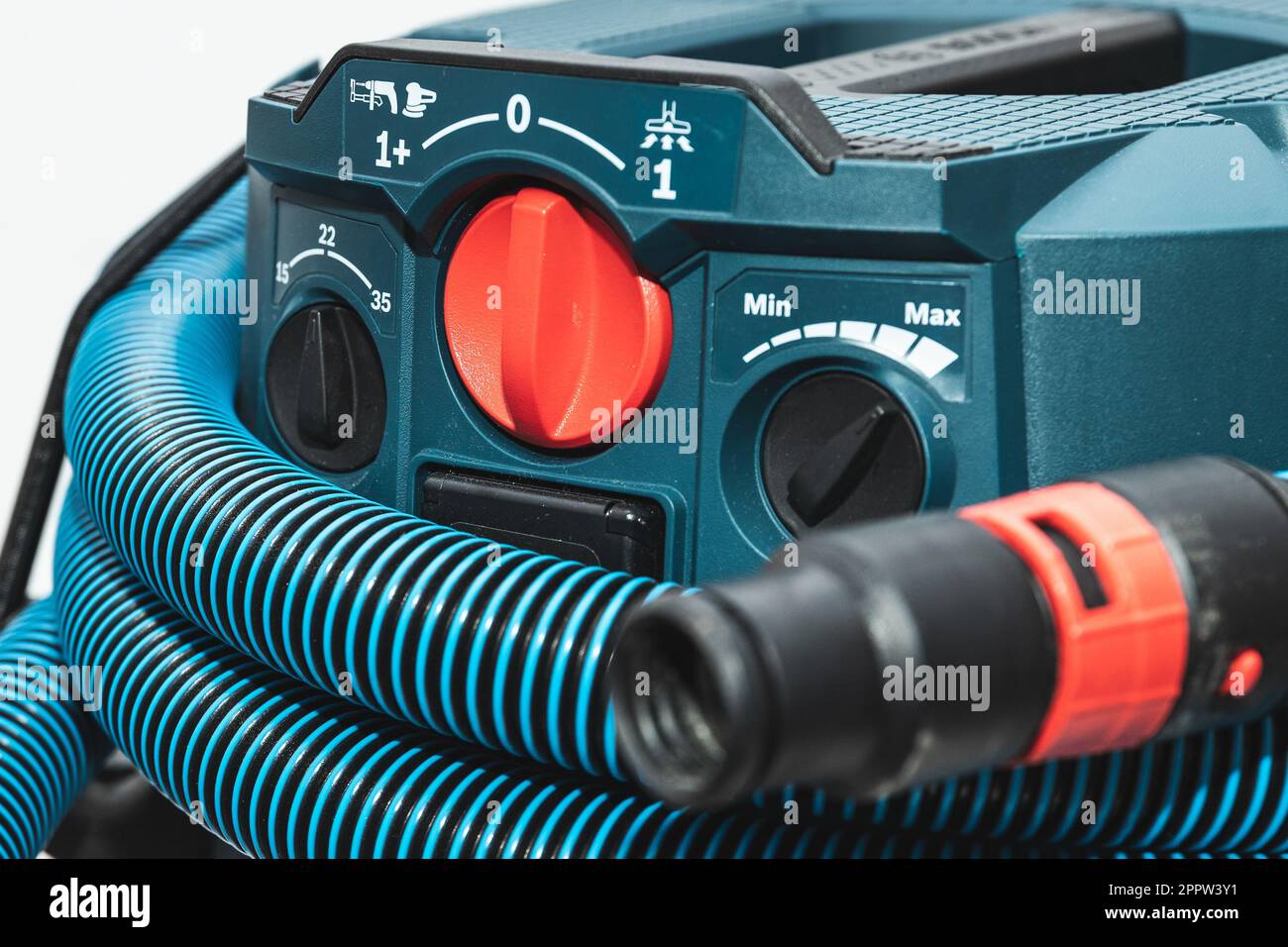 Bosch Industrial Vacuum Cleaner different Control Knobs Stock Photo - Alamy