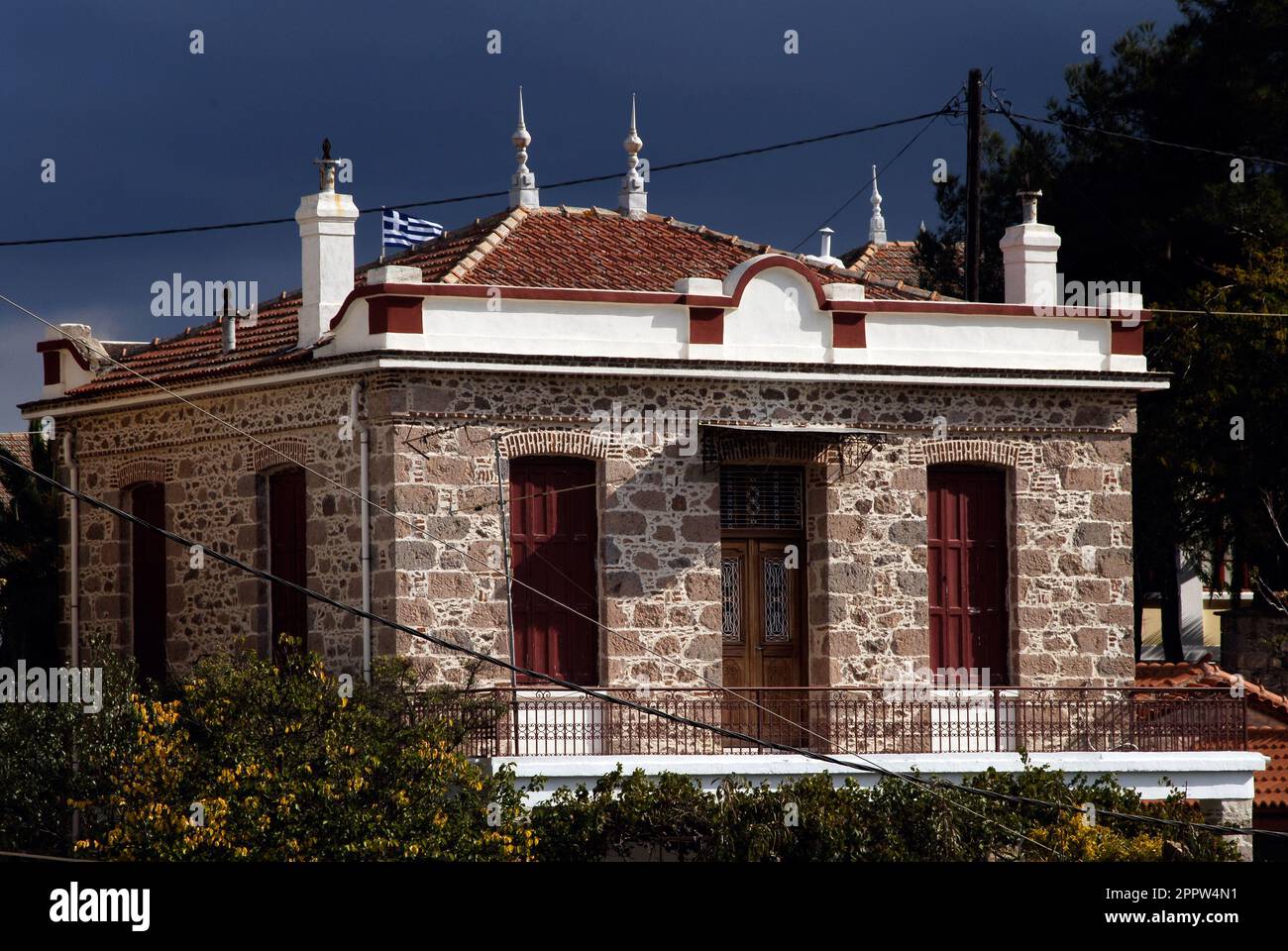 Greece, Northeastern Aegean, Lesvos island around the island (part 1 ...