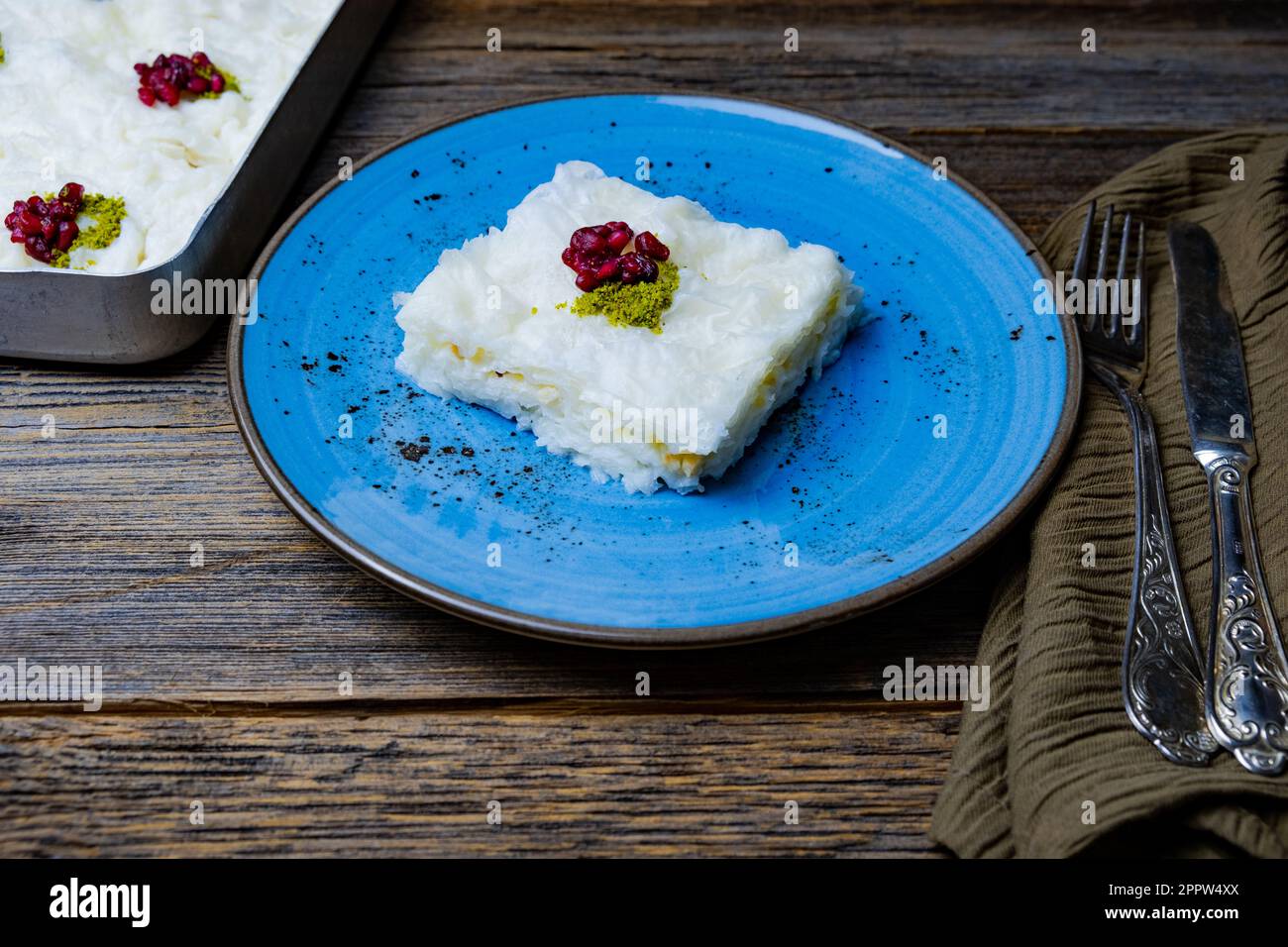 Turkish milk dessert hi-res stock photography and images - Alamy