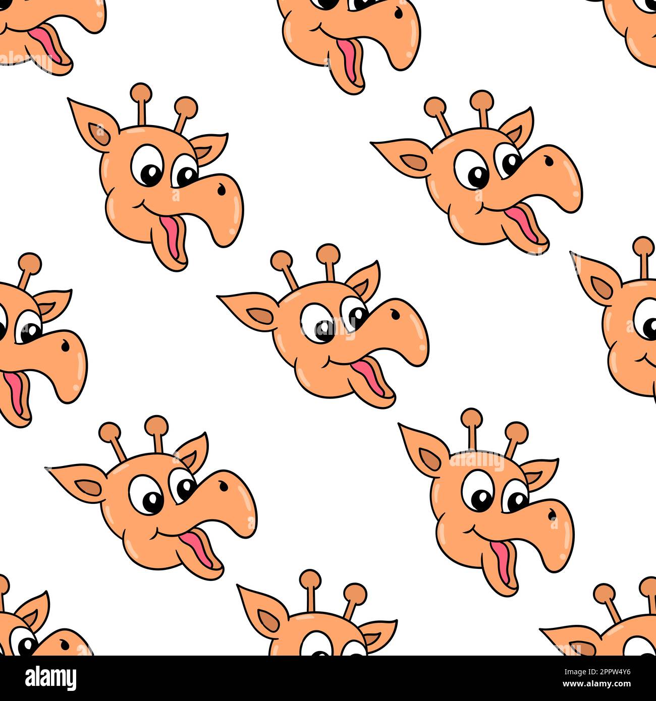 Giraffe head design hi-res stock photography and images - Alamy
