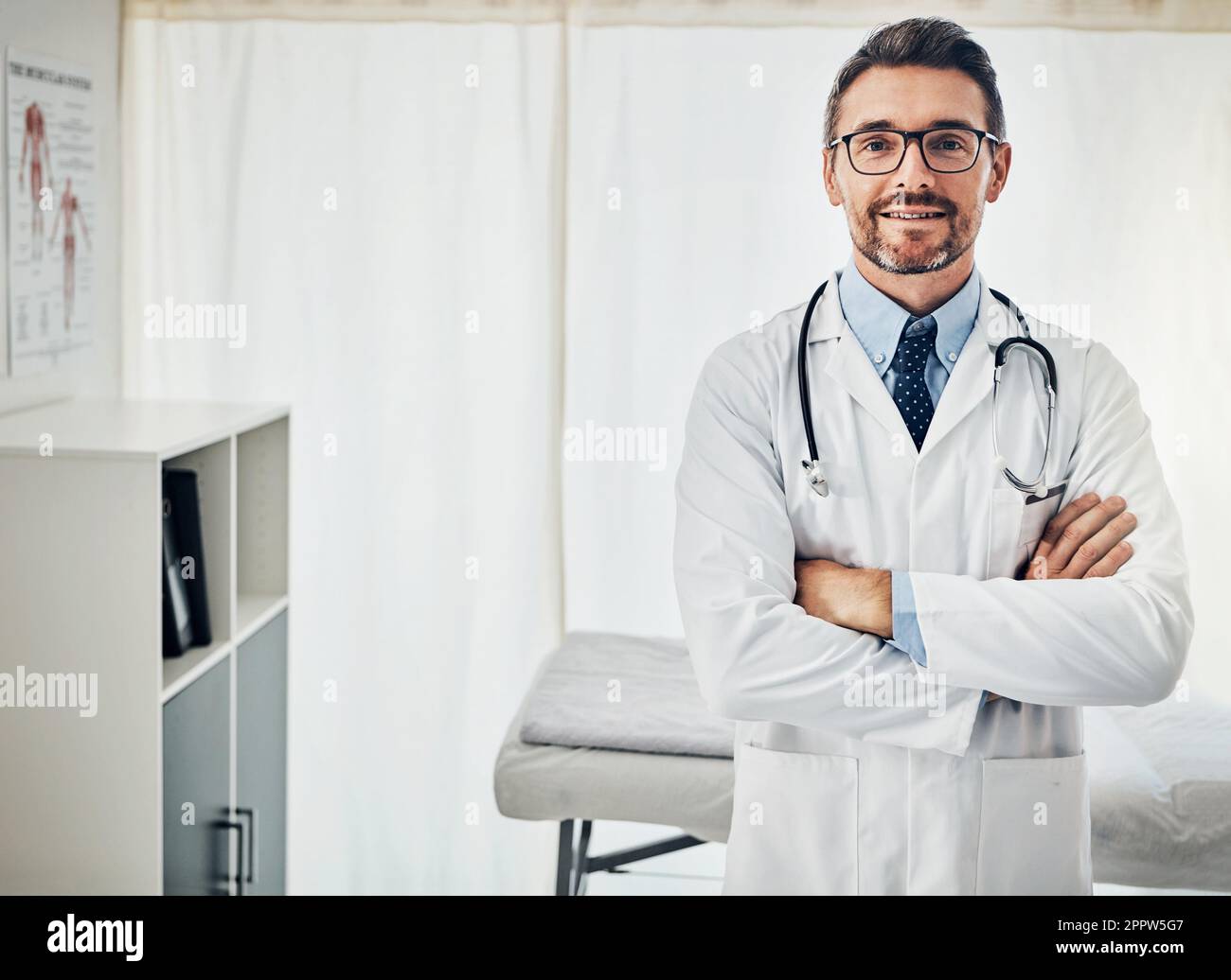 Im invested in your wellbeing. Portrait of a confident doctor posing ...