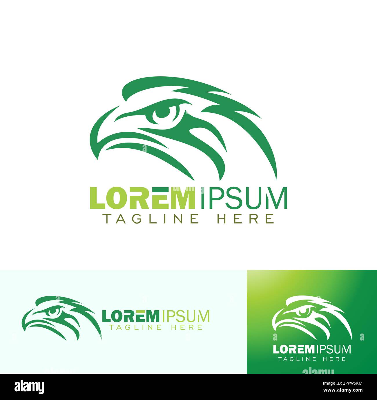 Eagle Head Symbol Logo Sign Stock Vector Image & Art - Alamy