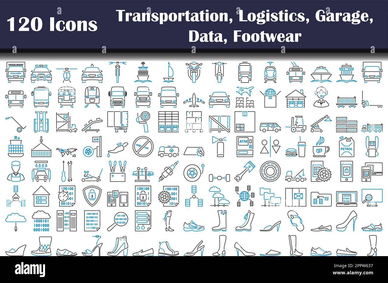 Logistics data Stock Vector Images - Alamy