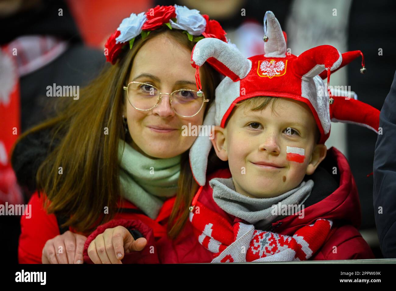 WARSAW, POLAND - MARCH 27, 2023: European qualifiers EURO 2024 gropu ...