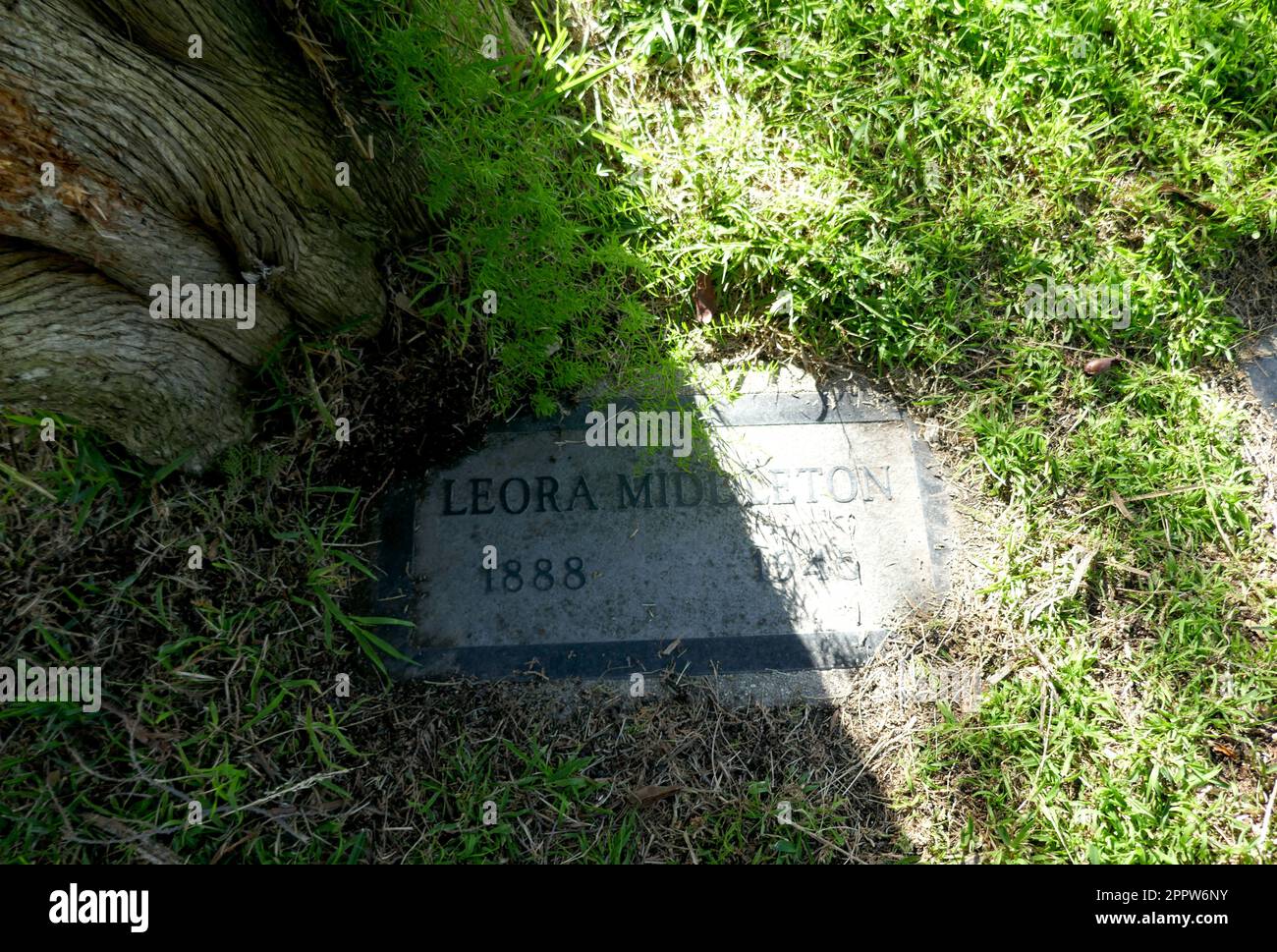 Los Angeles, California, USA 20th April 2023 Actress Leora Middleton Grave at Hollywood Forever ...