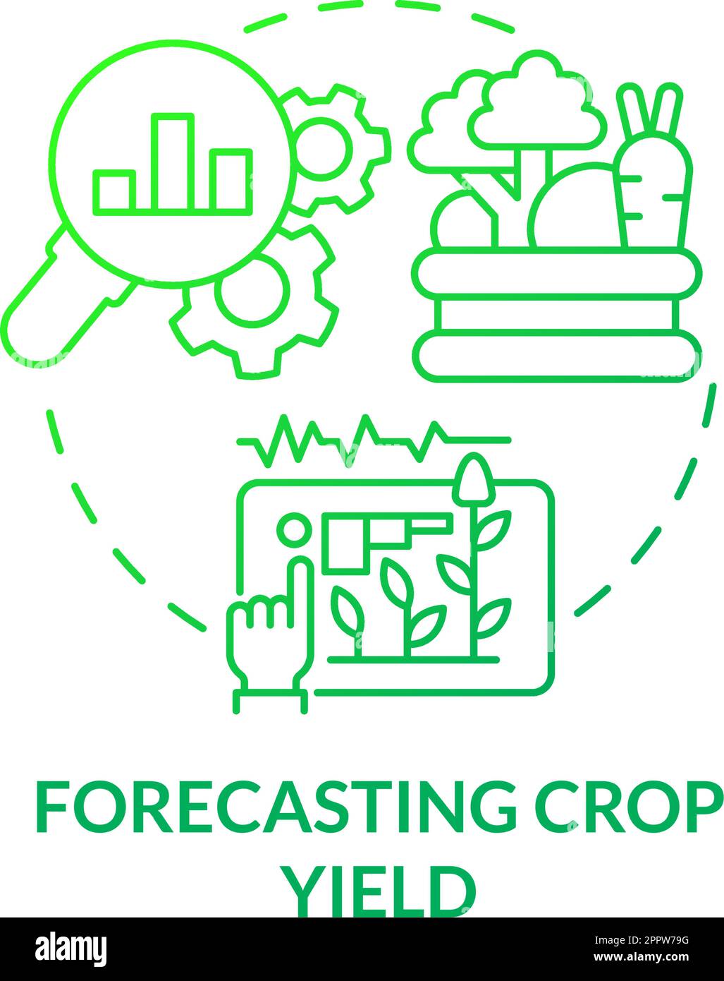 Crop yield analysis Stock Vector Images - Alamy