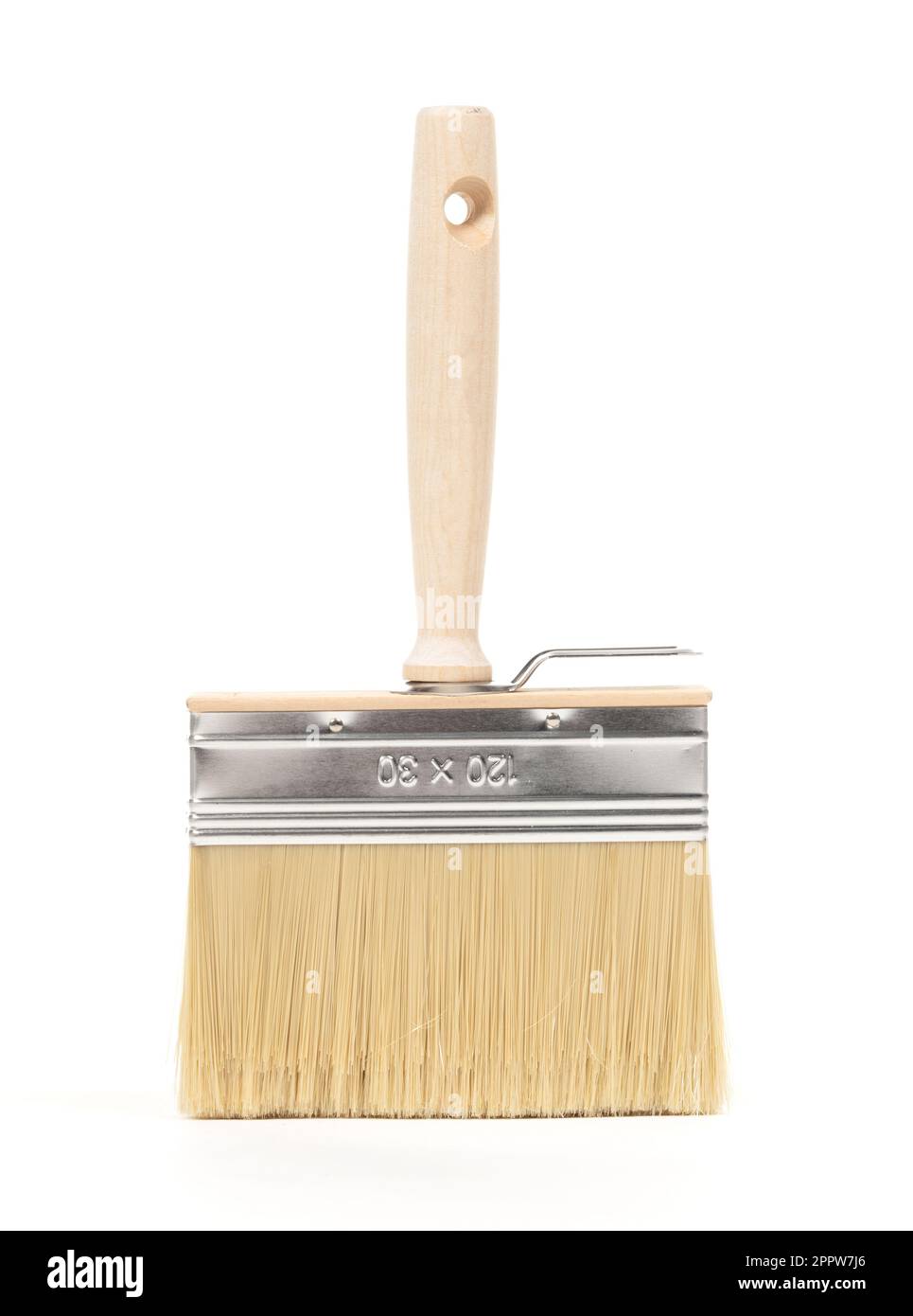 New block brush (wide brush) isolated on white background Stock Photo ...
