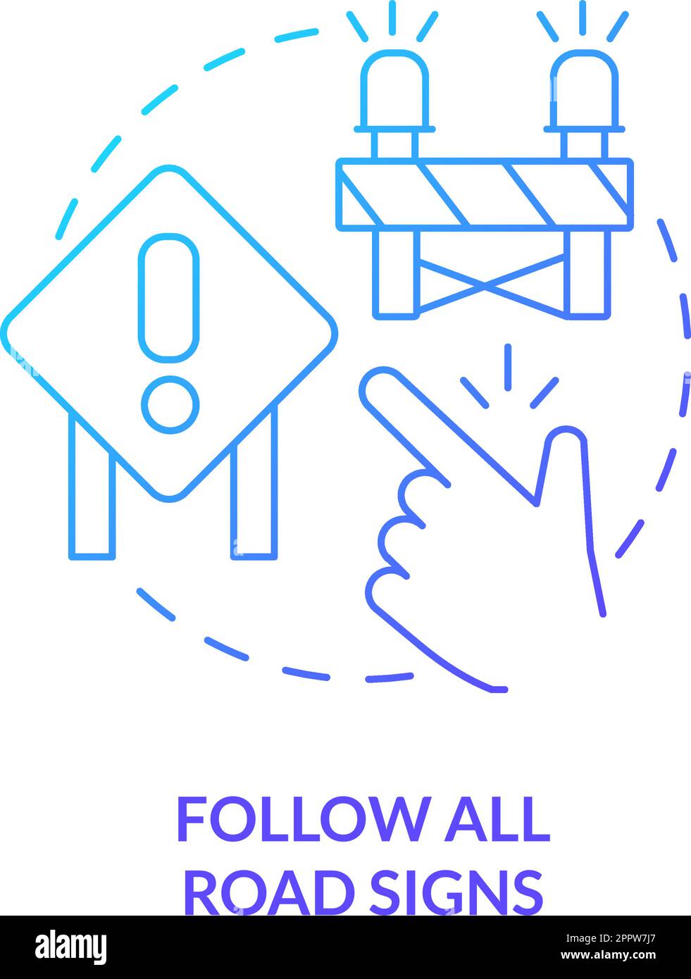 Follow me vehicle Stock Vector Images - Alamy