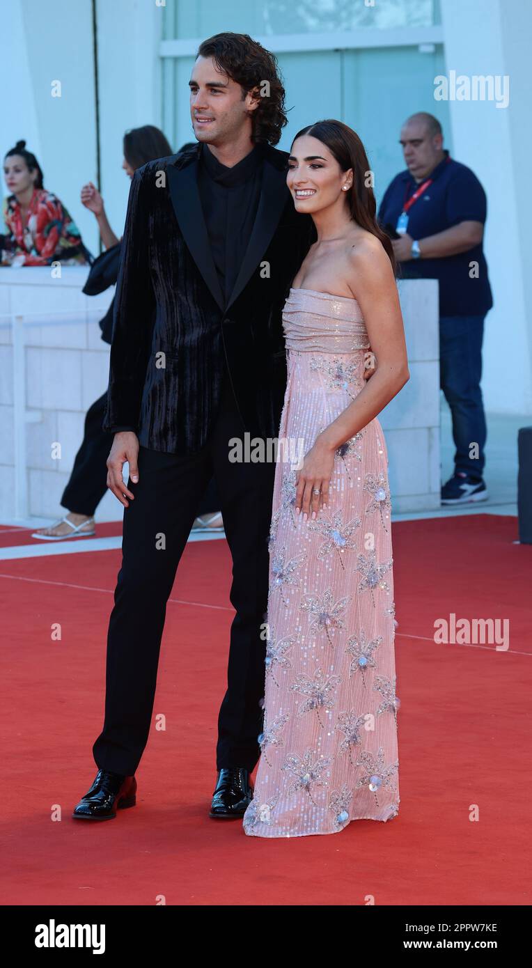 VENICE, ITALY - SEPTEMBER 09: Gianmarco Tamberi and Chiara Bontempi ...