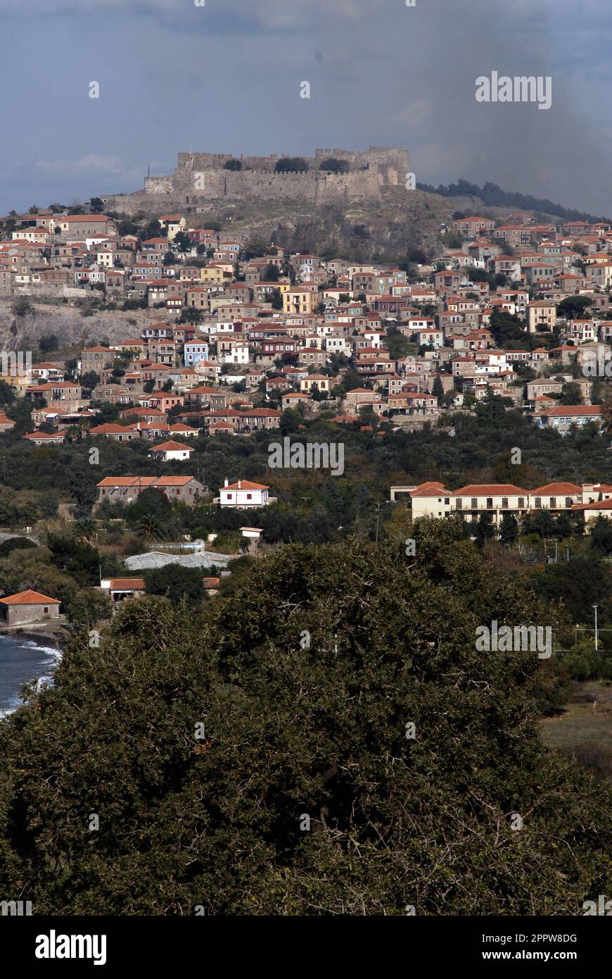 Greece, Northeastern Aegean, Lesvos island around the island (part 2 ...