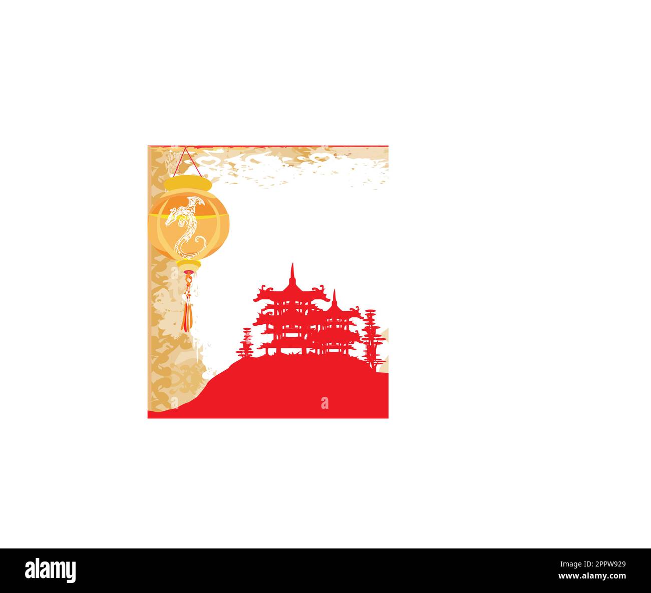 abstract Chinese landscape background Stock Vector Image & Art - Alamy