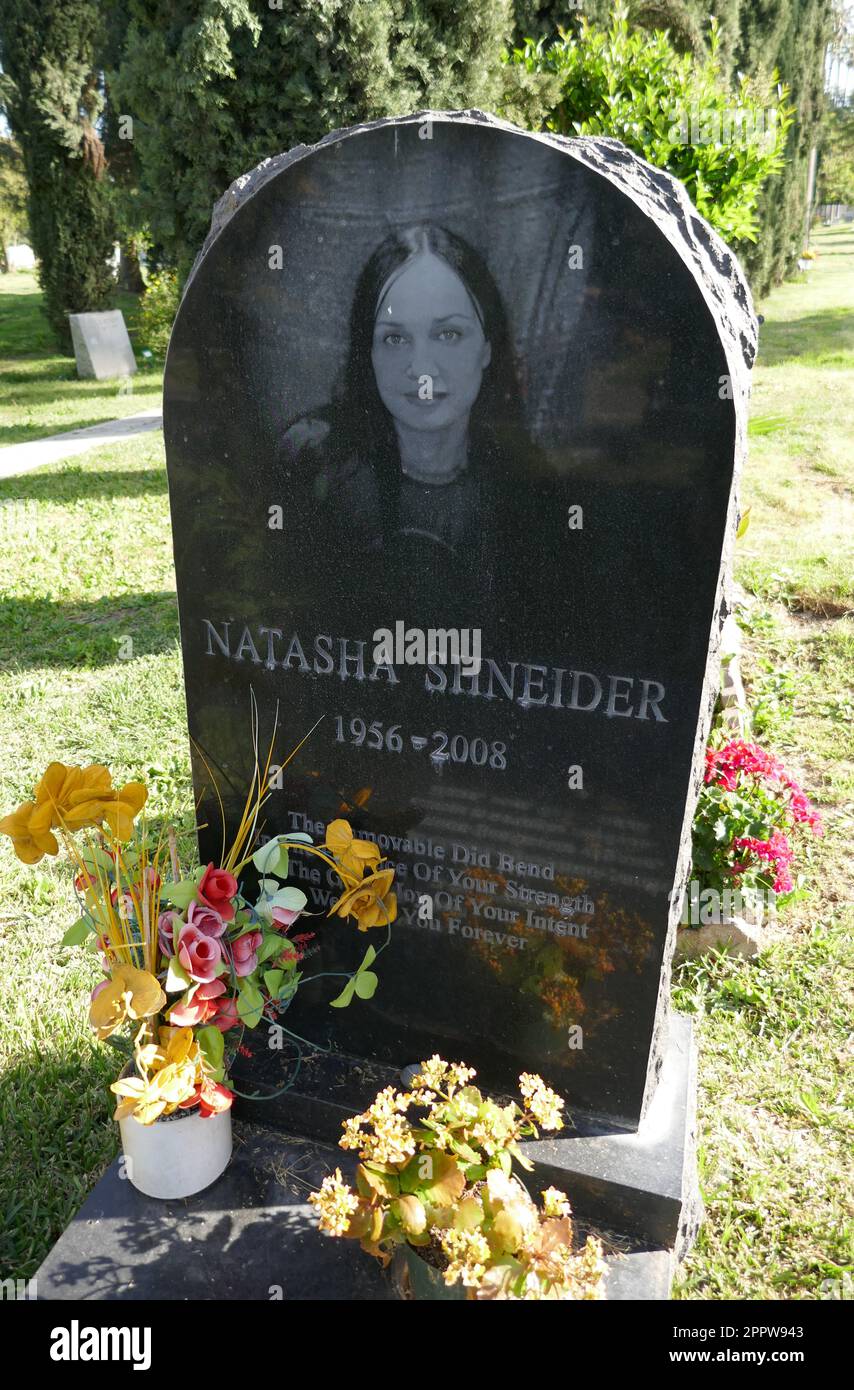 Los Angeles, California, USA 20th April 2023 Musician Natasha Shneider Grave at Hollywood ...