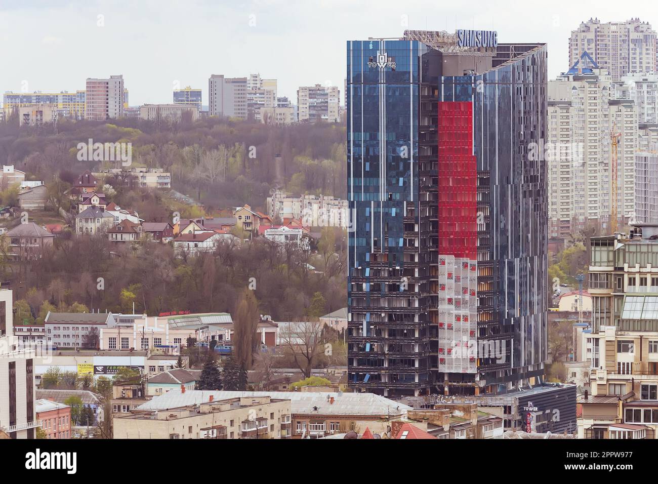 Kyiv, Ukraine - April 24, 2023: The streets of Kyiv city Stock Photo ...