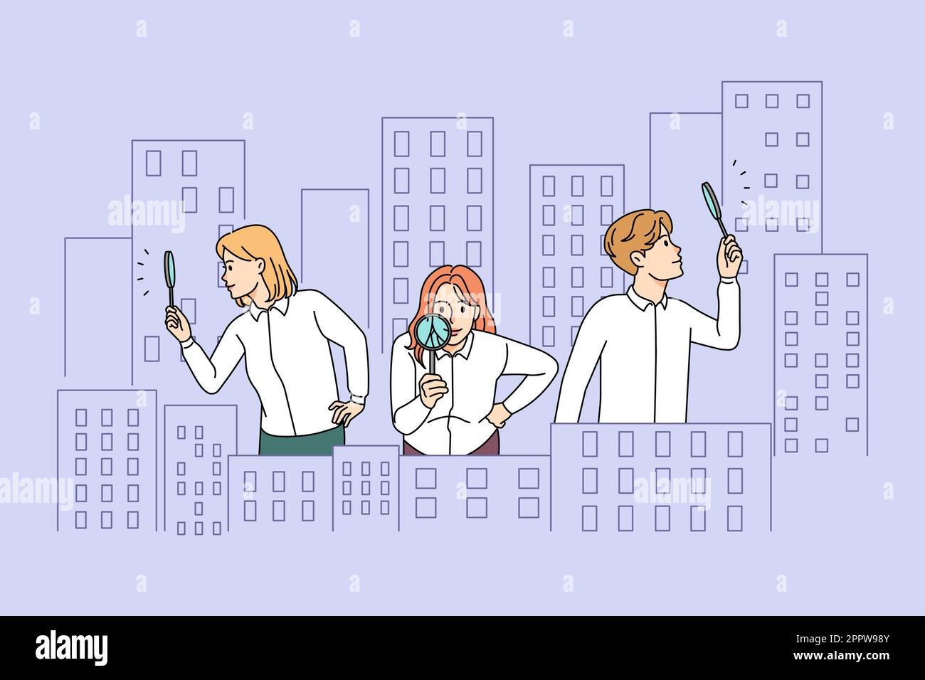 Rental market Stock Vector Images - Alamy