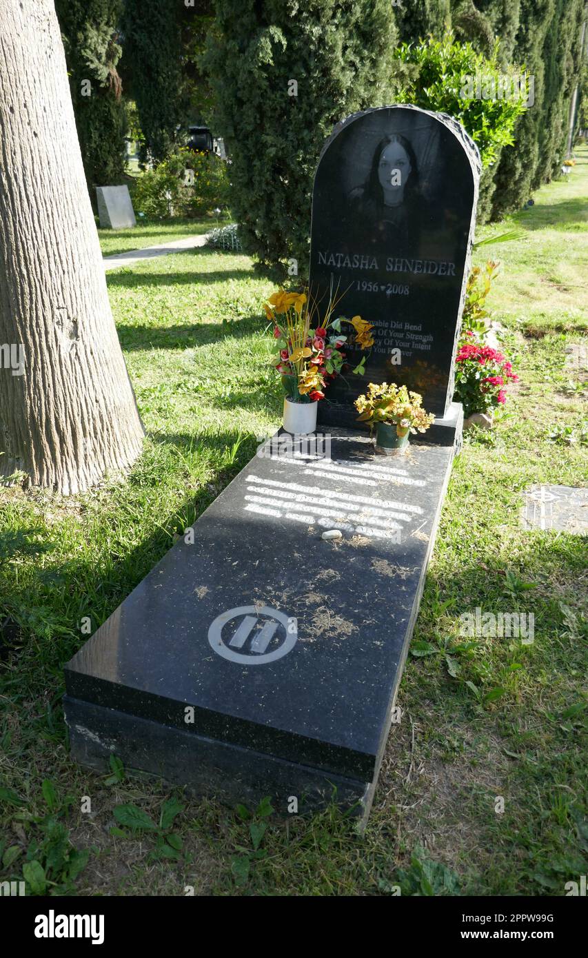 Los Angeles, California, USA 20th April 2023 Musician Natasha Shneider Grave at Hollywood ...