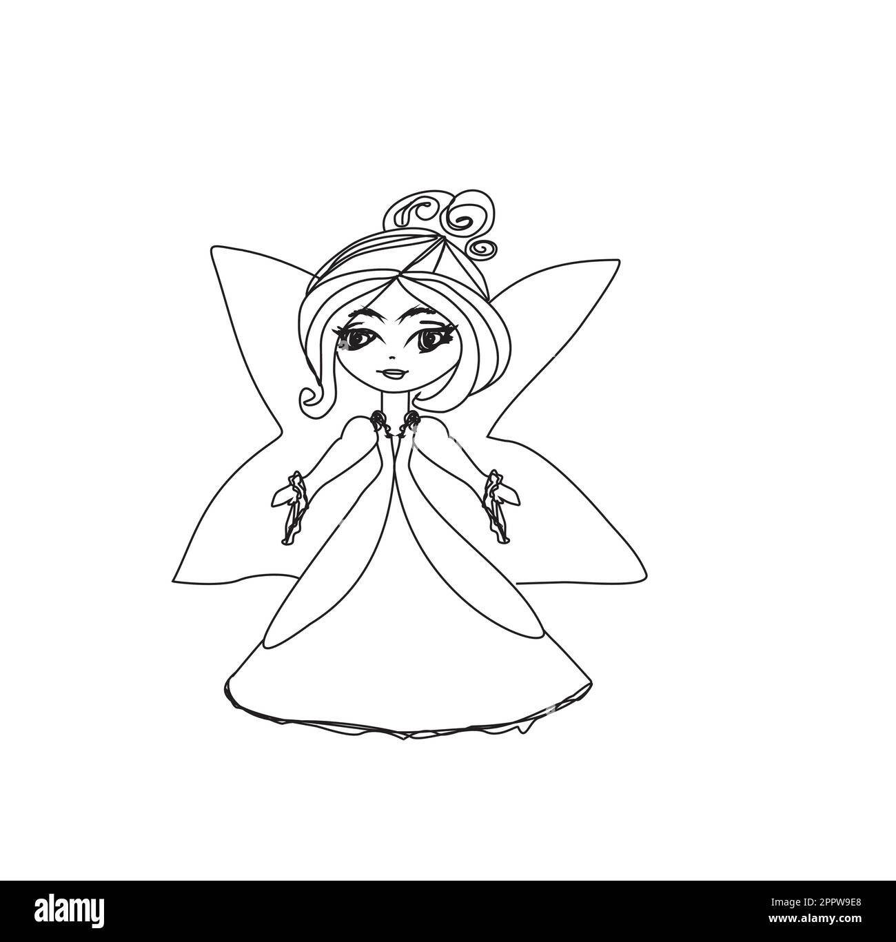 beautiful little fairy Stock Vector Image & Art - Alamy