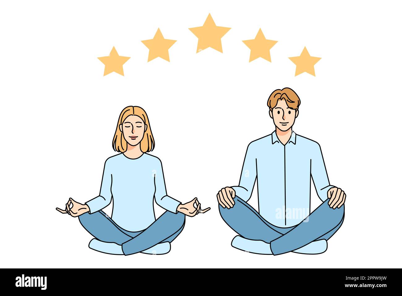 People give review service Stock Vector Images - Alamy