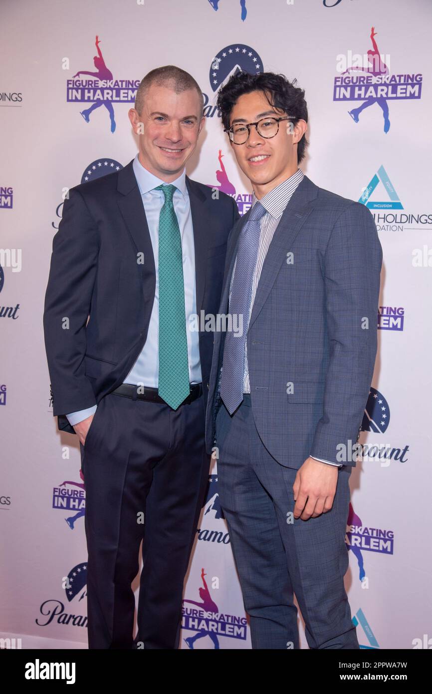 Timothy Goebel and Nathan Chen attend the Figure Skating in Harlem's ...