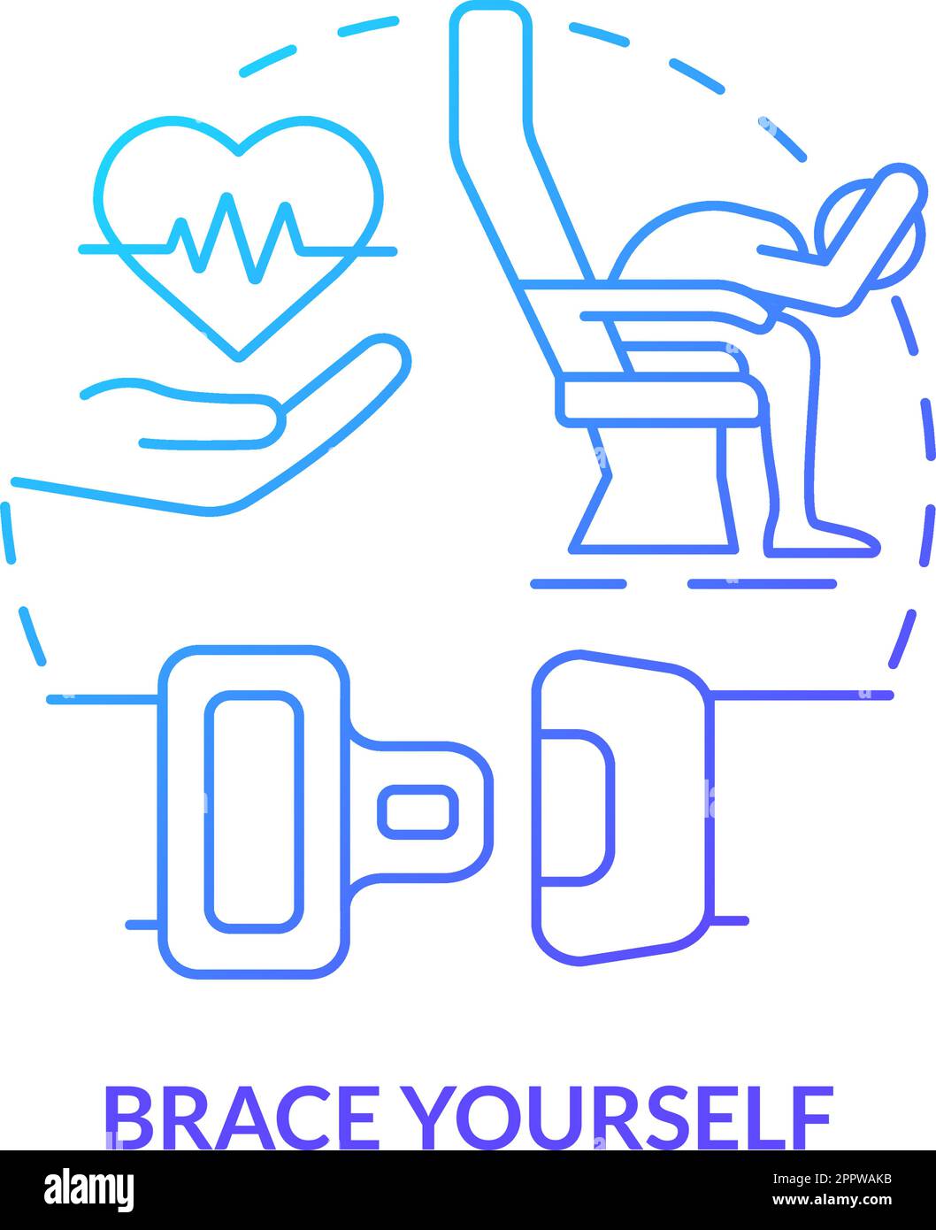 Brace position Stock Vector Images - Alamy