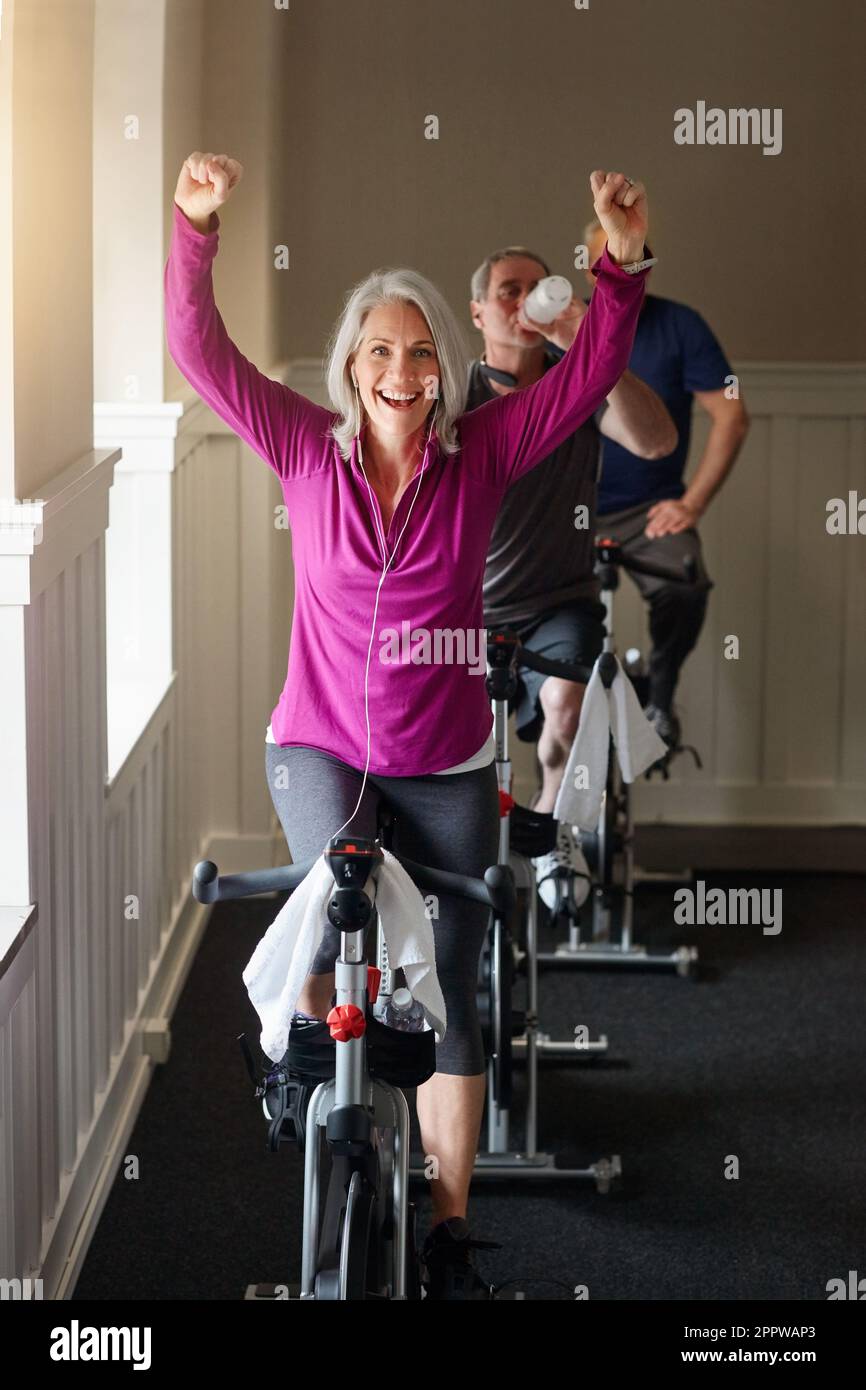 You can do anything you set your body to. a group of seniors having a ...