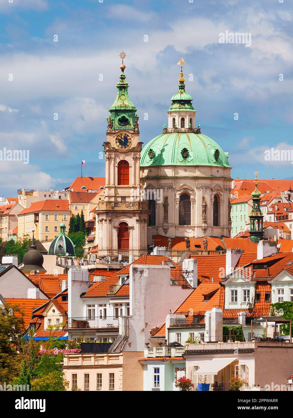 Baroque art and architecture in Prague. Church of Saint Nicholas ...