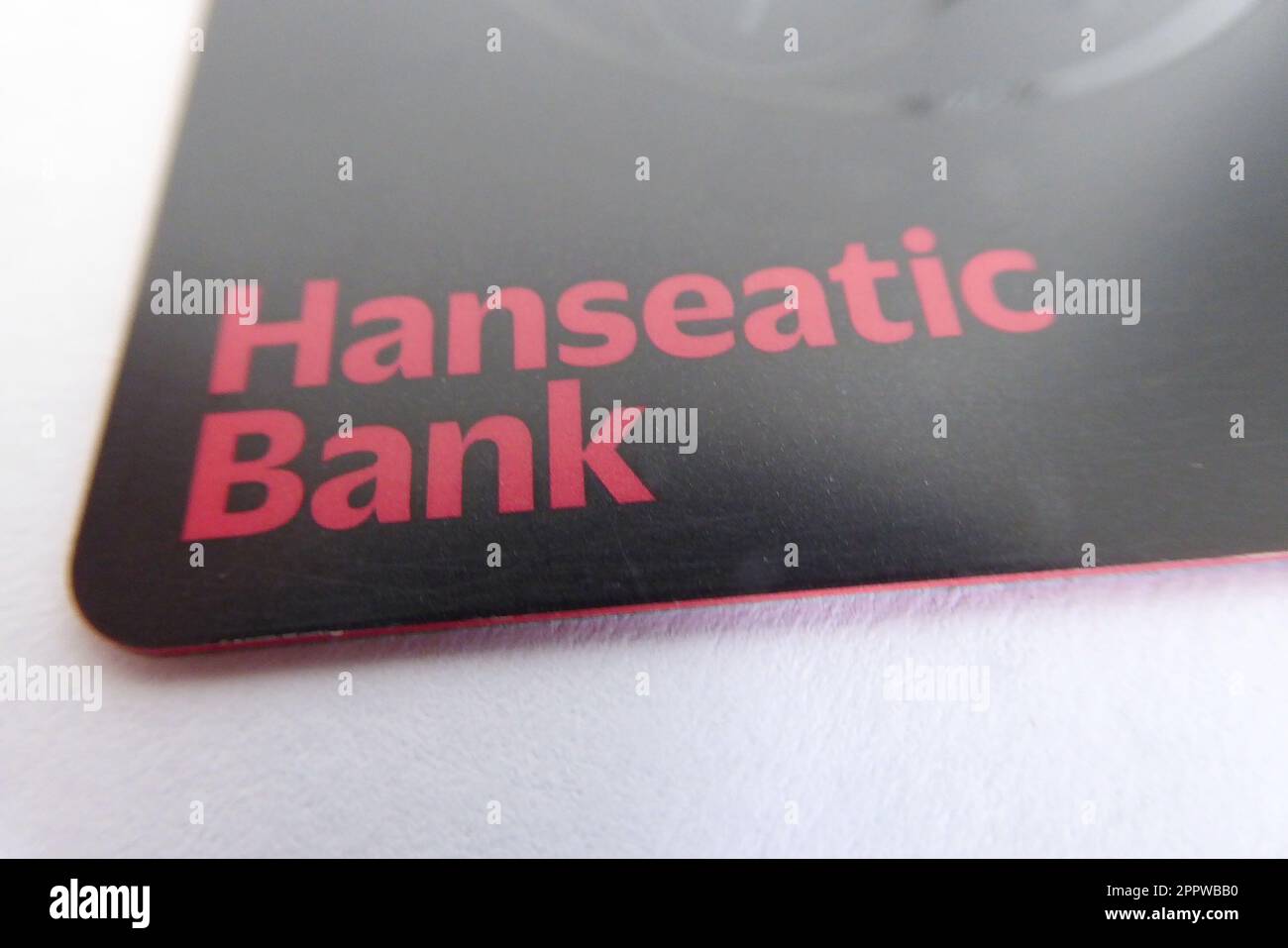 Hanseatic Bank / Credit Card / Kreditkarte / Logo / Schriftzug Stock ...