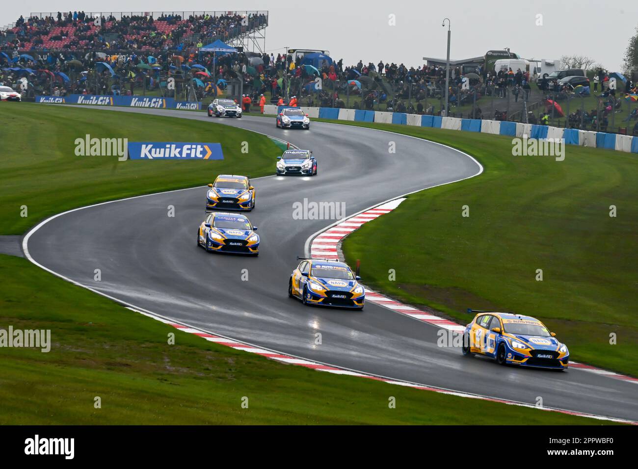 BTCC 2023, British Touring Car Championship, Donington Park Circuit ...